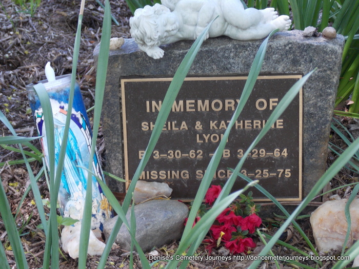Denise's Cemetery Journeys: Sheila and Katherine Lyon