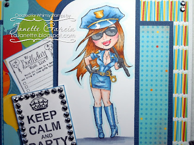 Cosas de La Janette: Hot Fuzz- Whimsy Stamps April Rubber Sneak Peak