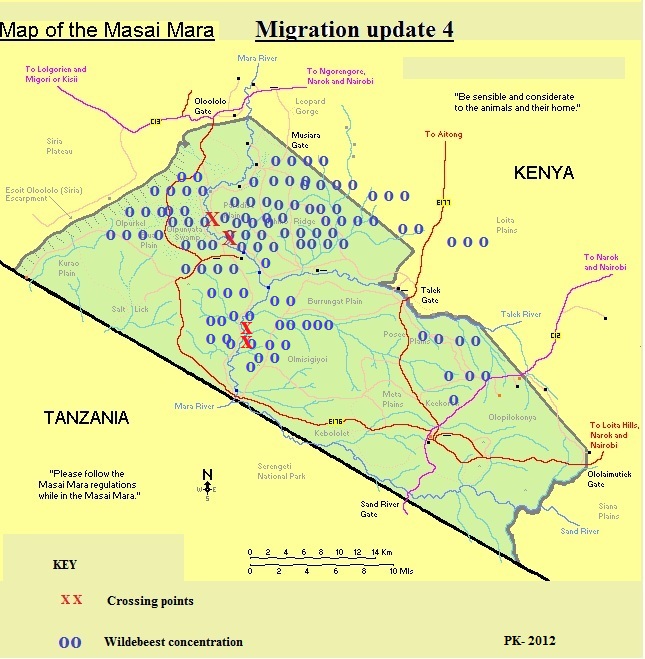 Paul Kirui Safari Blog: Masai Mara- migration update