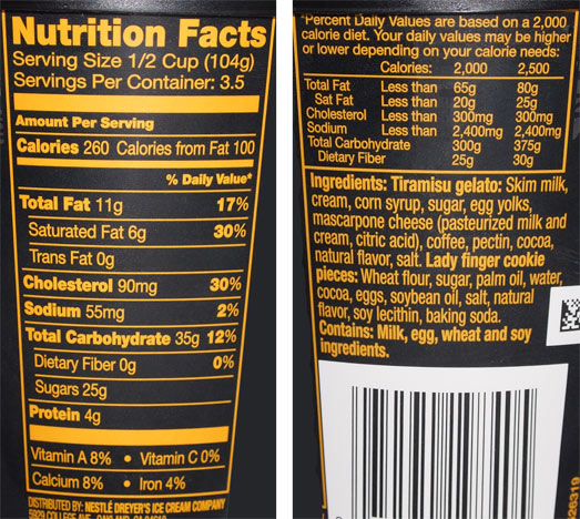 On Second Scoop: Ice Cream Reviews: Haagen-Dazs Tiramisu Gelato