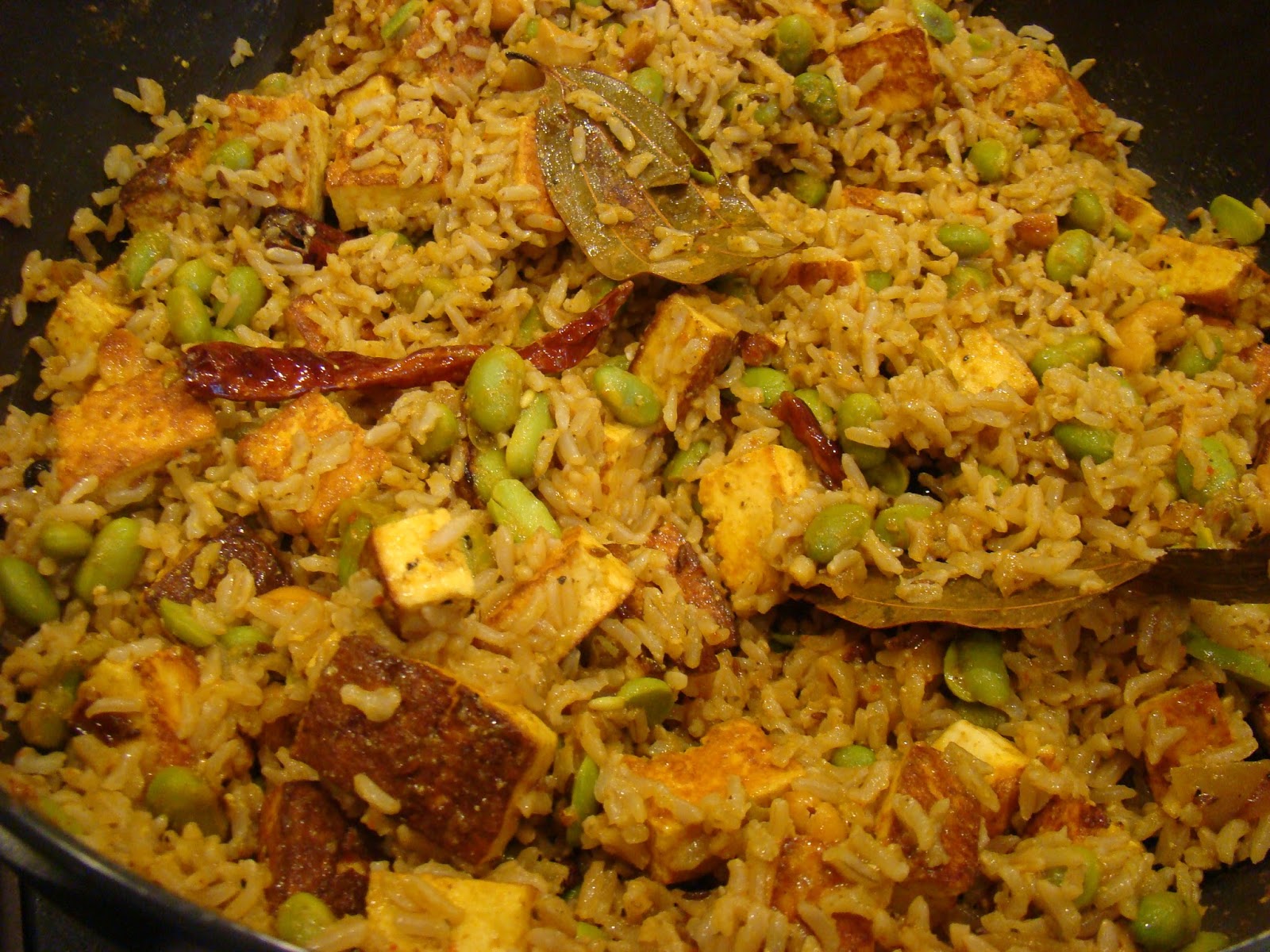 My Favorite Recipes Collection: Easy Brown Rice Biryani with Portobello ...