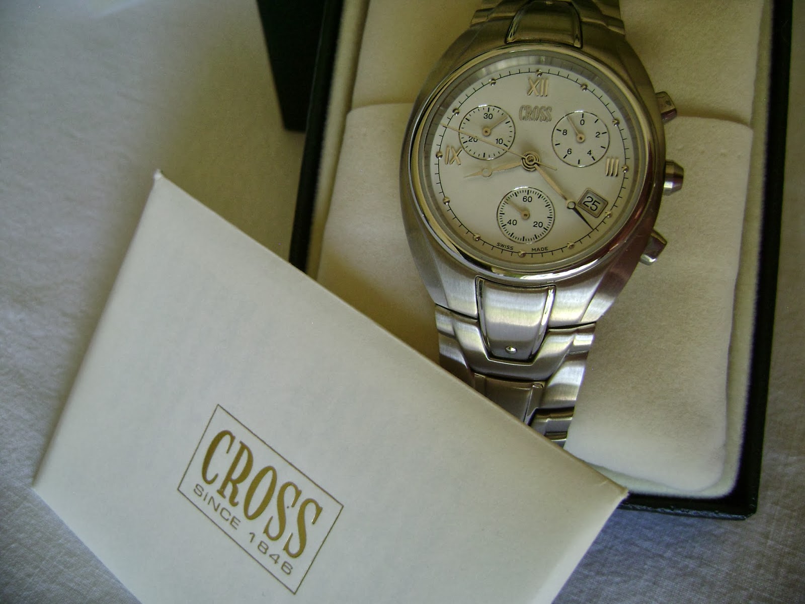 Collector's Gallery: Cross Stainless Steel Mens Chronograph Watch GW20B ...