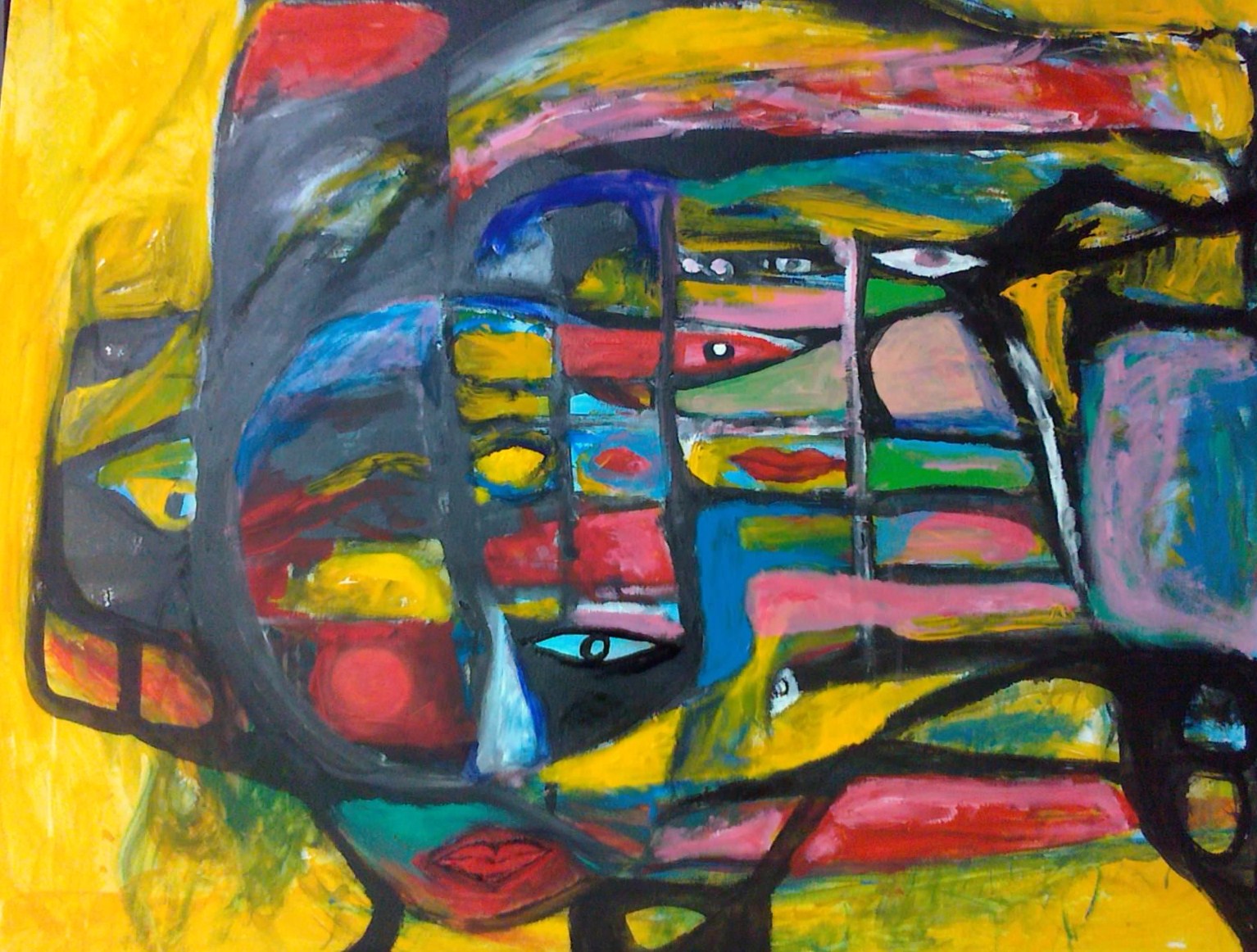 ollie's Art: Progression of an Abstract Art - The Many Faces of Women