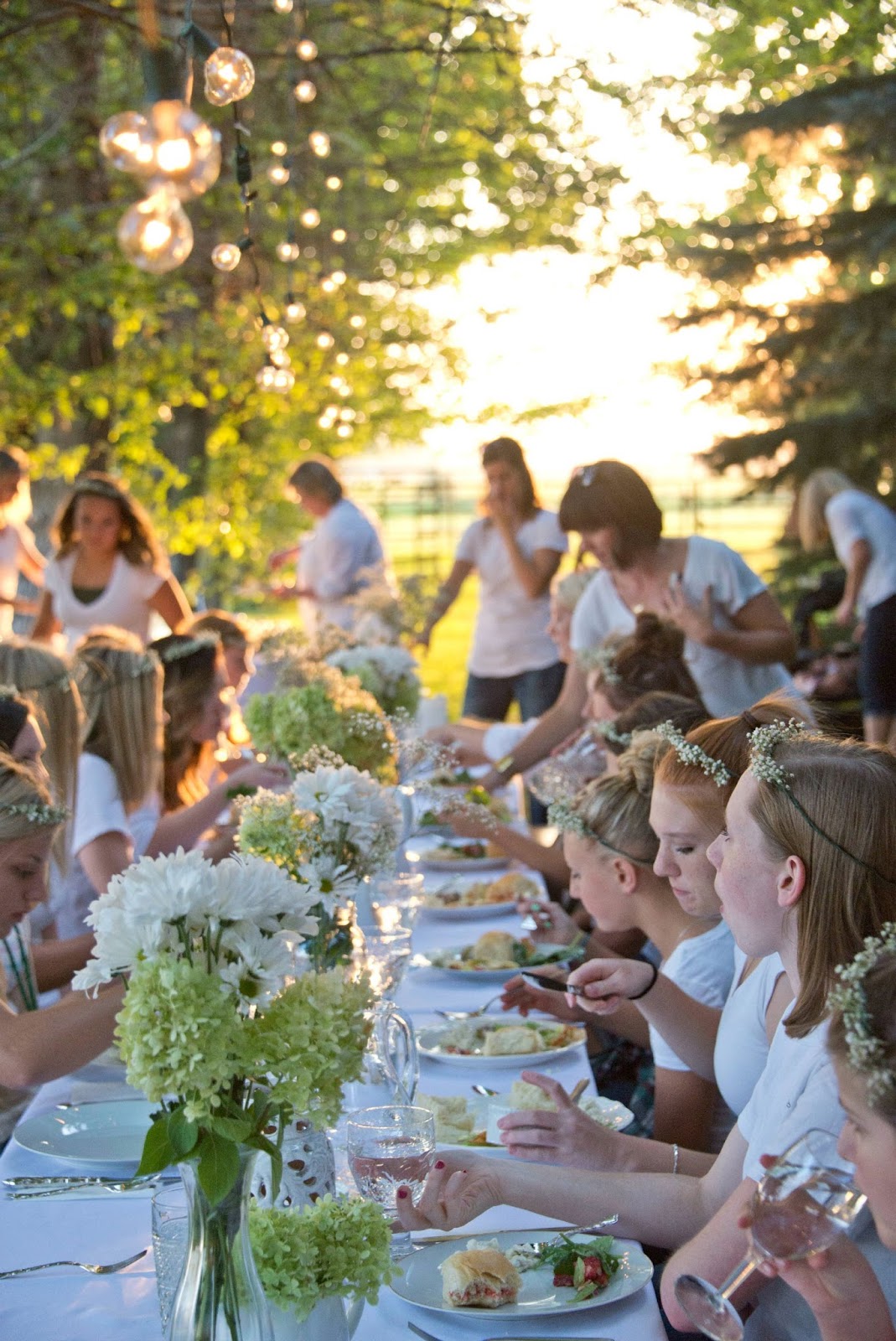 Larissa Another Day: Young Women Faith Garden Dinner