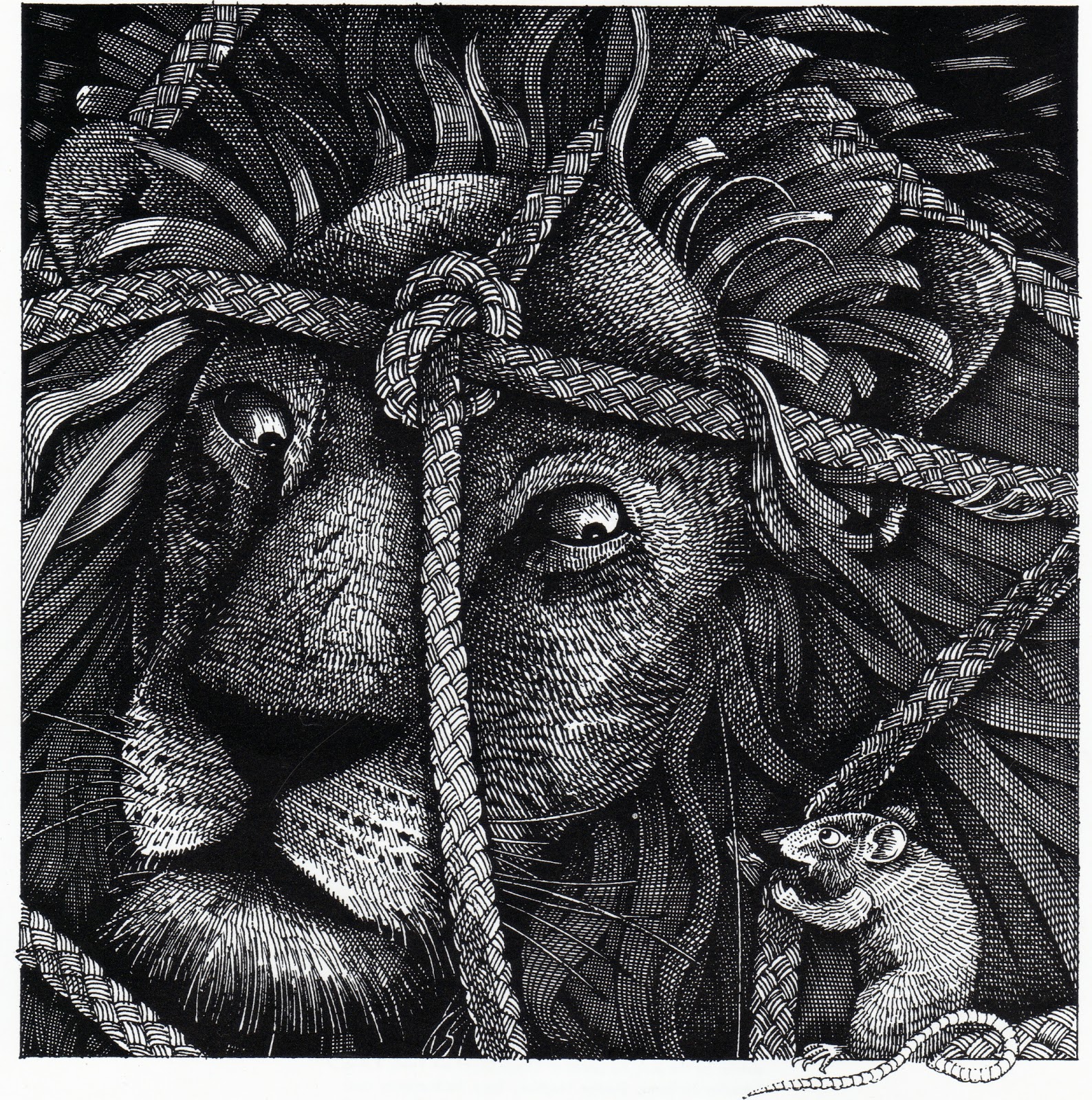 John Vernon Lord: The Lion and the Mouse