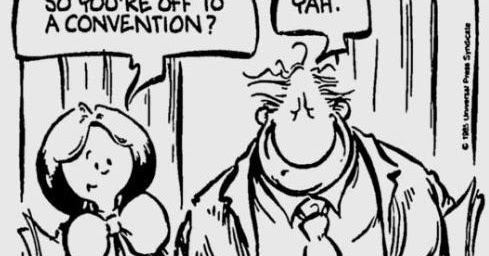 Sunday Comics Debt: Conventional Conventions