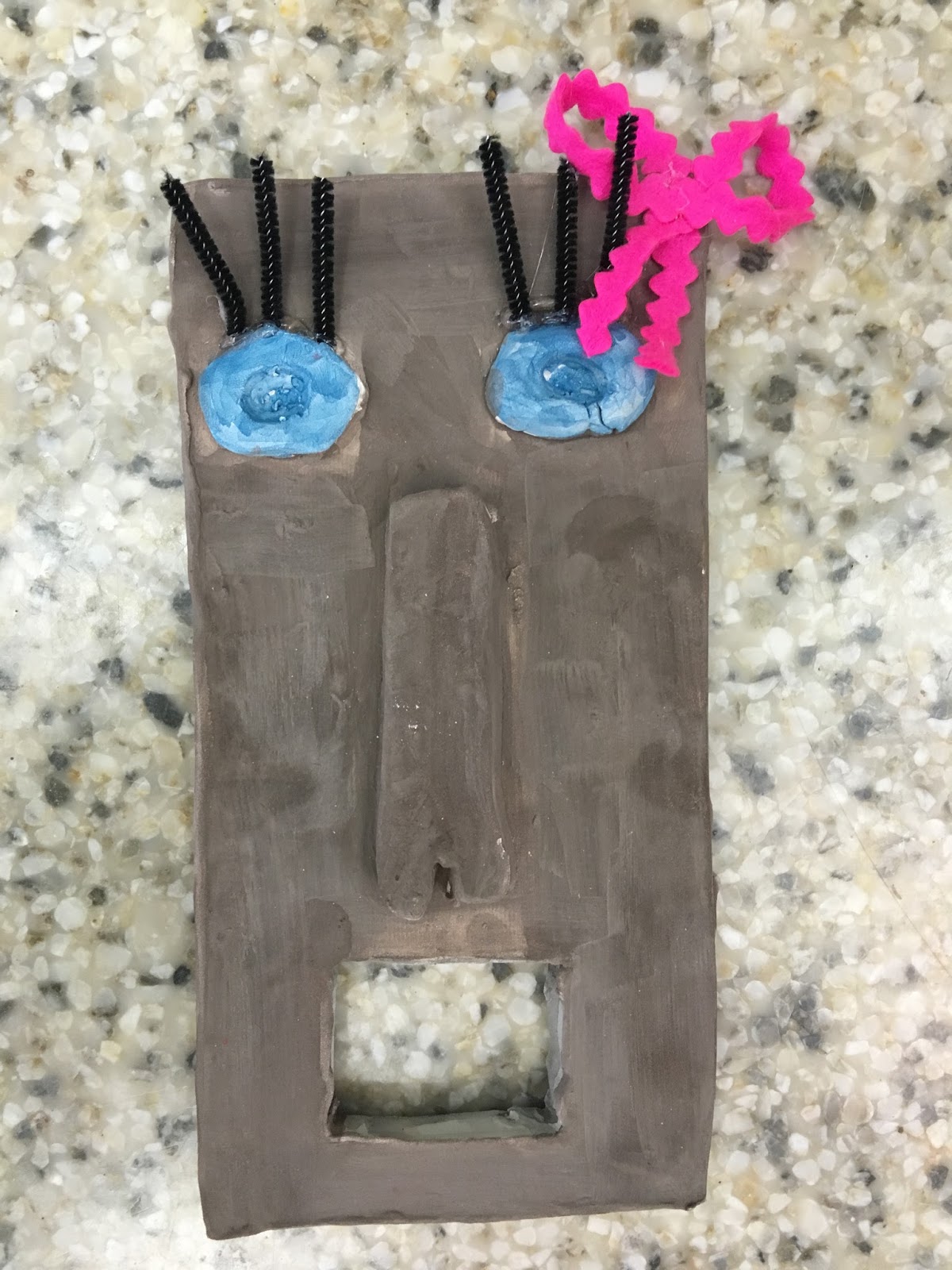 Art Room Blog: 4th and 5th Grade Clay Picasso Masks...