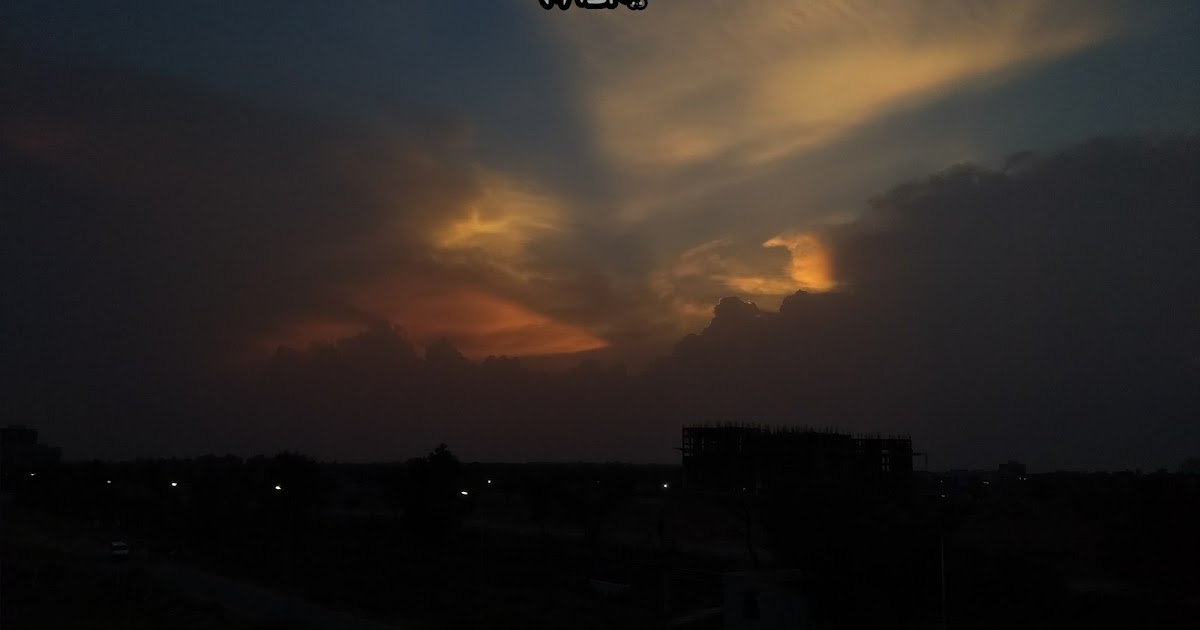 Sunset at Shilaj Bridge, Ahmedabad