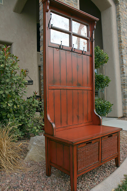 Doubletake Decor: New Hall Tree Turned Old!