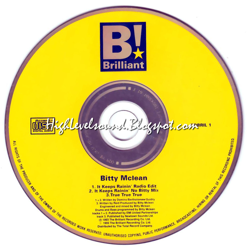 highest level of music: Bitty Mclean - It Keeps Rainin' (Tears From My ...