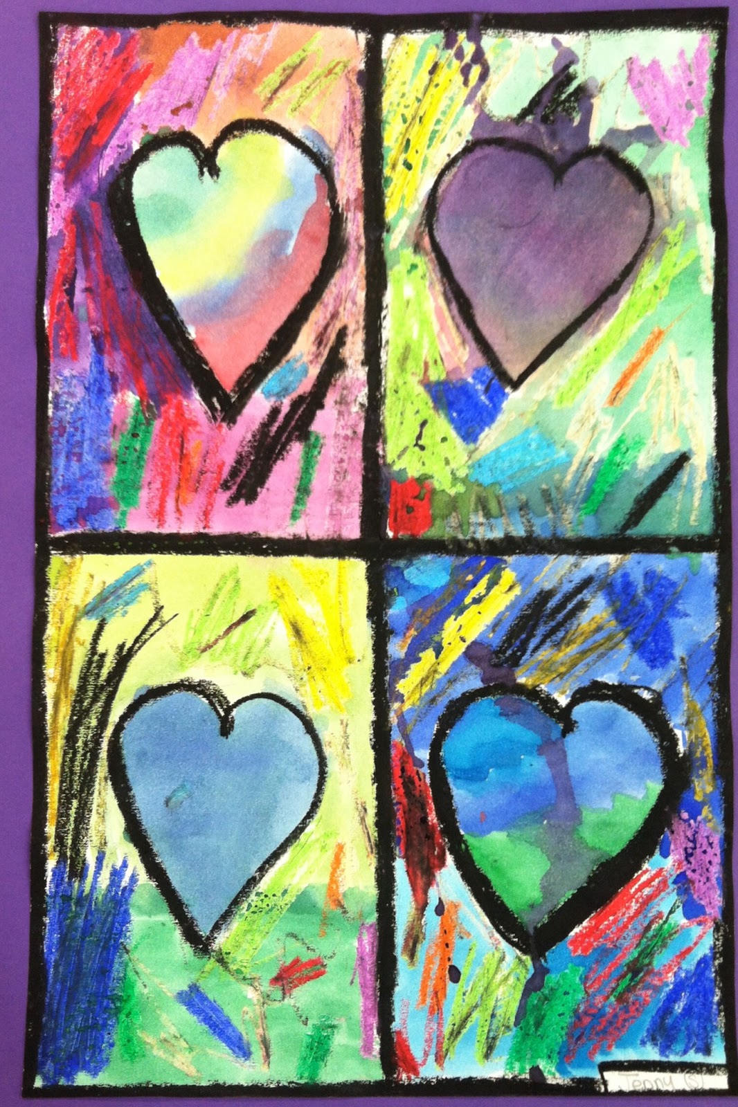 ART with Mrs. A: Fourth Grade Mixed Media Jim Dine Work
