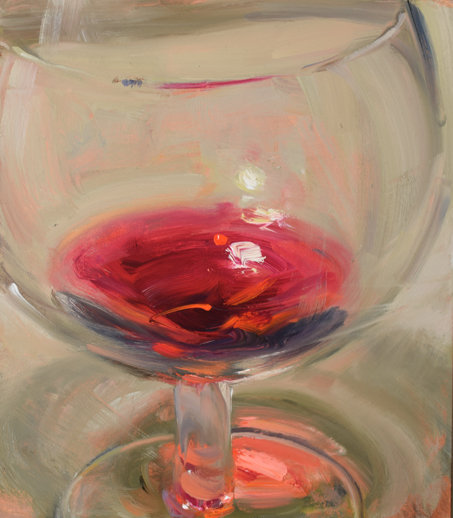 a painting a day: Red Wine