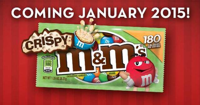 Crispy M&M's are Back