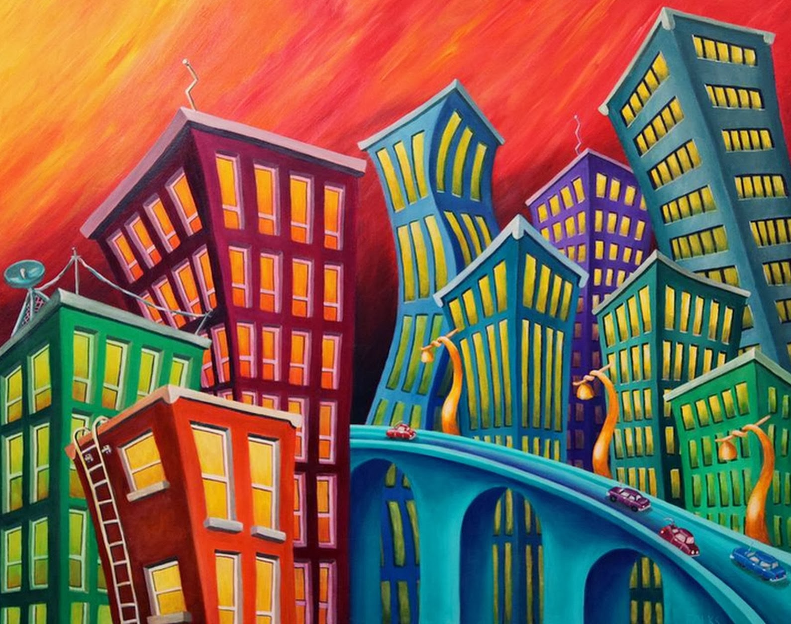 Pintura Moderna y Fotografía Artística : Pintura Artística del Paisaje ...