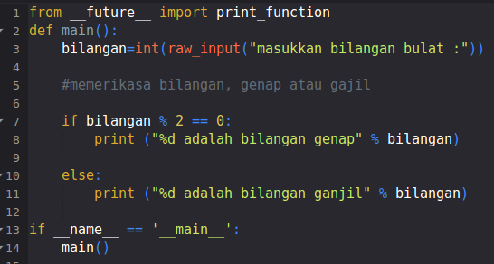 Tutorial python kondisi if untuk dua kasus | ITcampoeng Tutorial python kondisi if untuk dua kasus | ITcampoeng