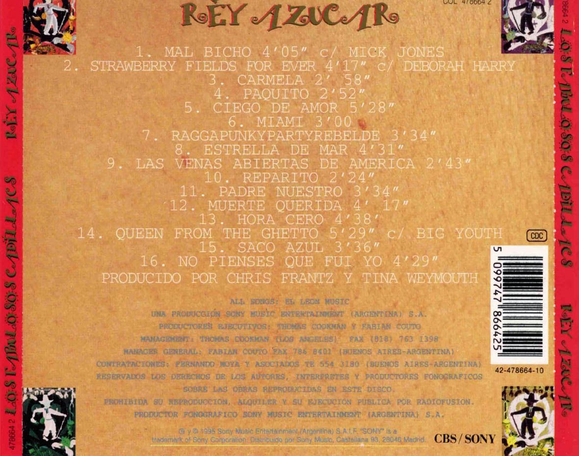 PUNK SKA REGGAE: Los Fabulosos Cadillacs - Discografía