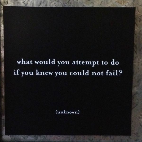 Becky Berry Career Coach: What would you try if you knew you couldn't fail?