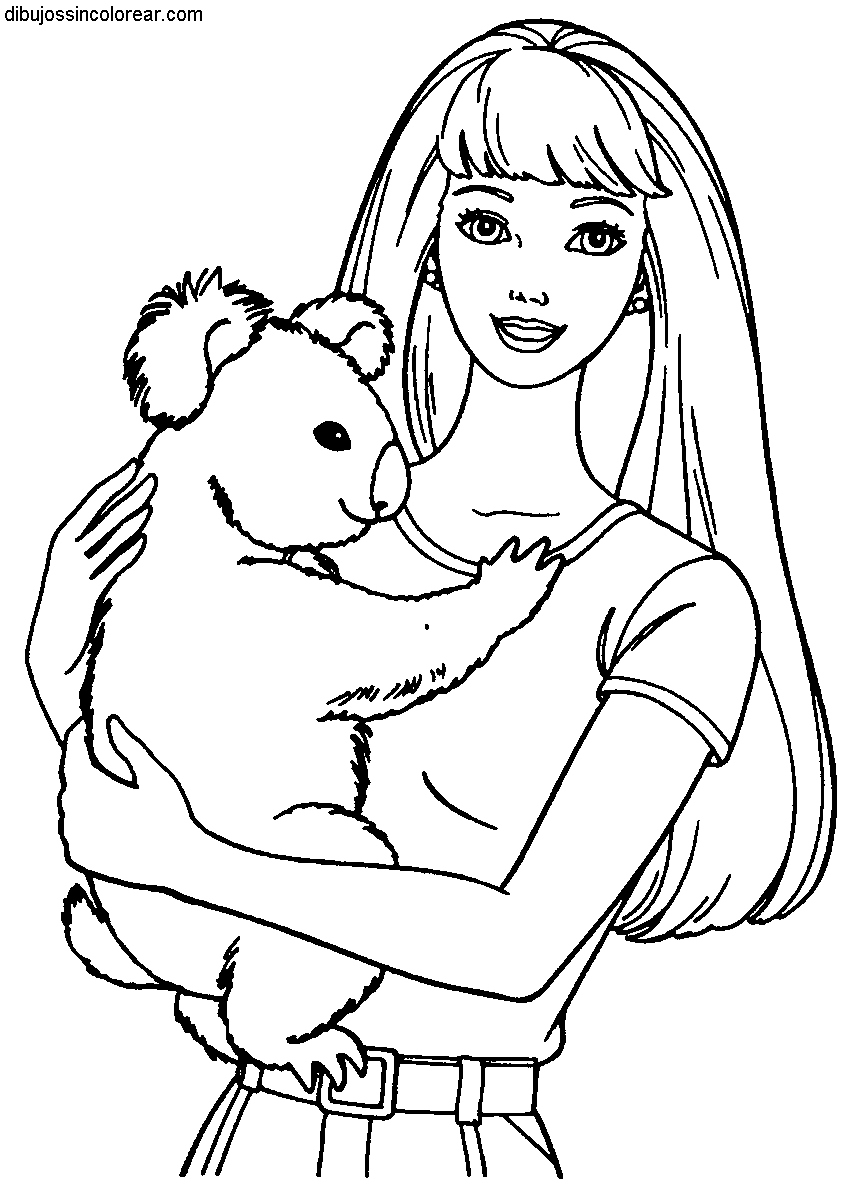 Dibujos de Barbie para Colorear
