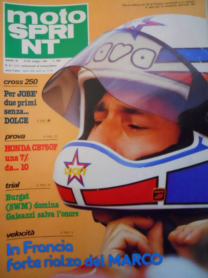 Racing Helmets Garage: Nava Replica Marco Lucchinelli by CF Design ...