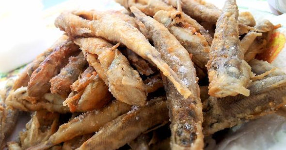 Aglio, Olio e Peperoncino: Fritto di Paranza ~ Fried Whitebait Recipe