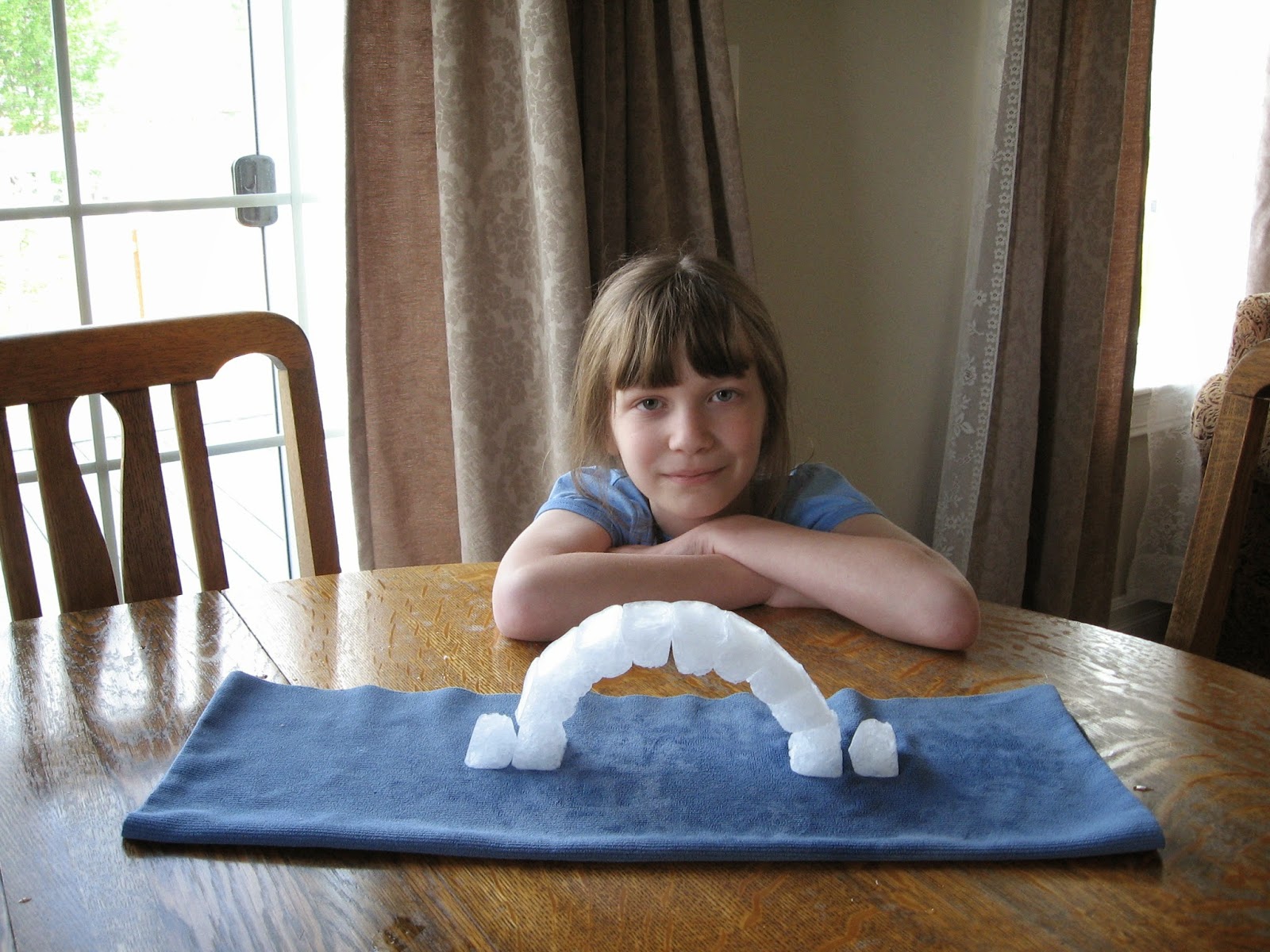 Almost Unschoolers: Ice Cube Roman Arch