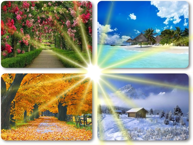 El Paraíso de los Angeles: Las cuatro estaciones...