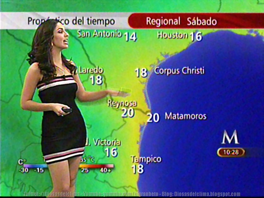 Las diosas del clima: Angie Gonzalez