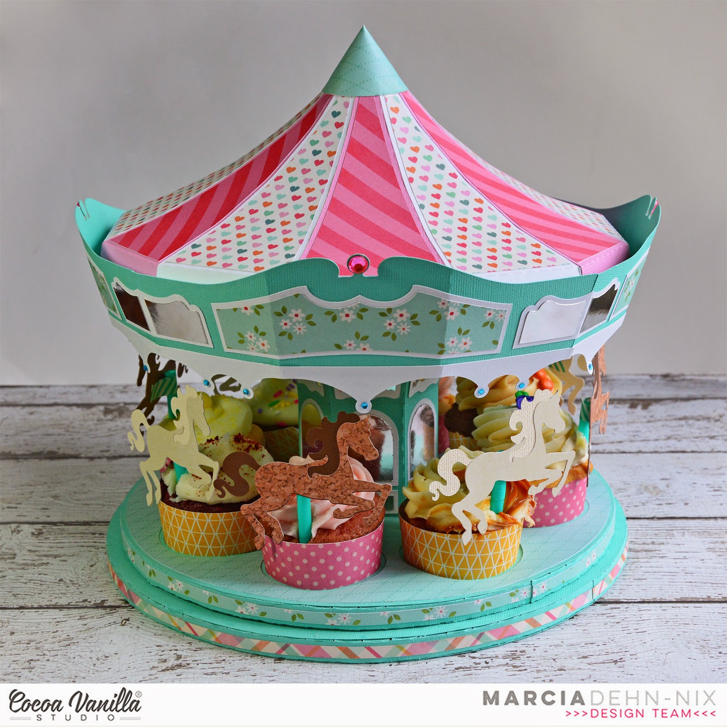 One Scrap at a Time: Carousel Party with Cocoa Vanilla Studios
