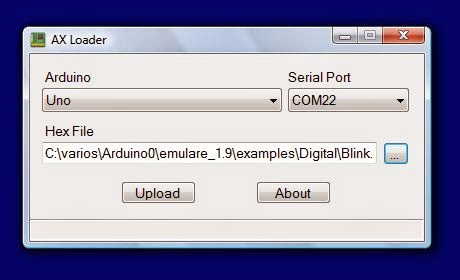 Experimentos con Arduino: Cargar programa compilado (hex) mediante AX ...