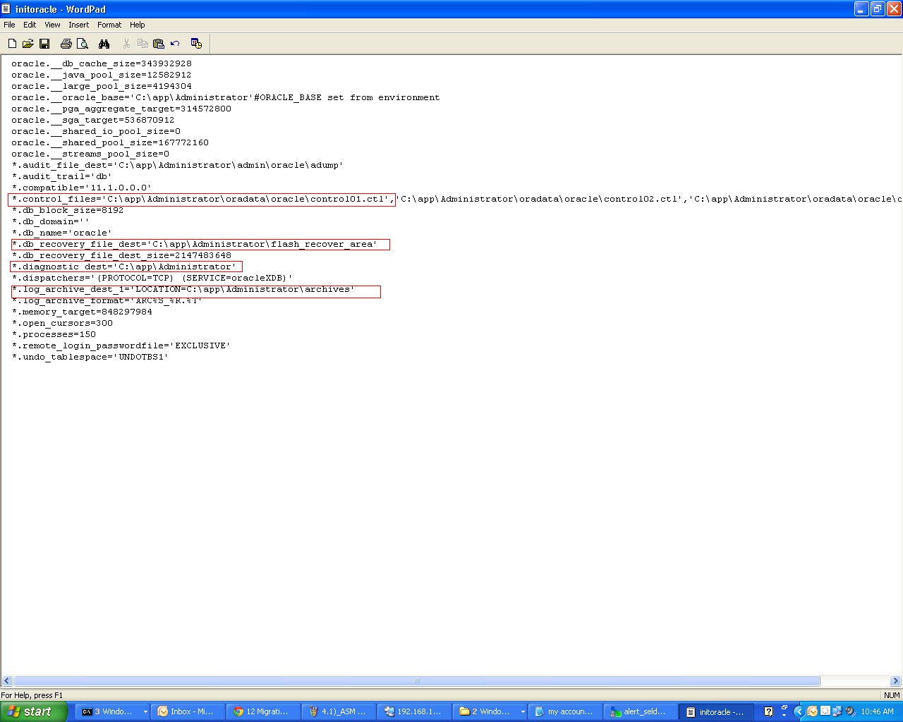 Saugat Chatterjee's Oracle DBA blogs