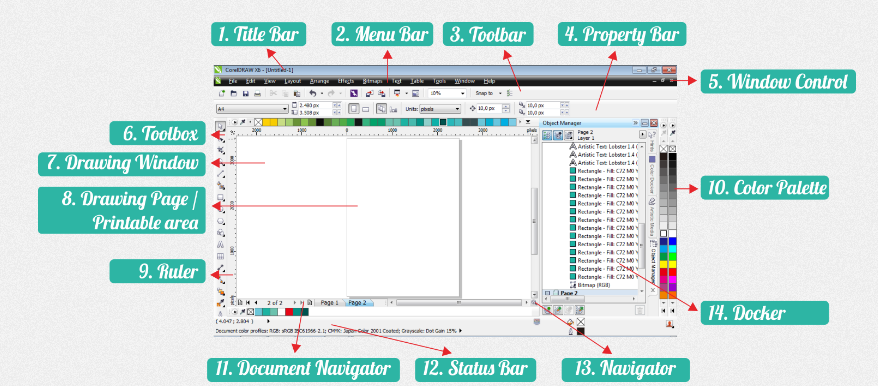 Mengenal Bagian Bagian Coreldraw Dan Fungsinya - KARYA BERCERITA