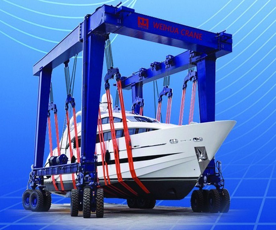 Boat crane: 200 ton marine crane, dock crane, boat lifting equipment