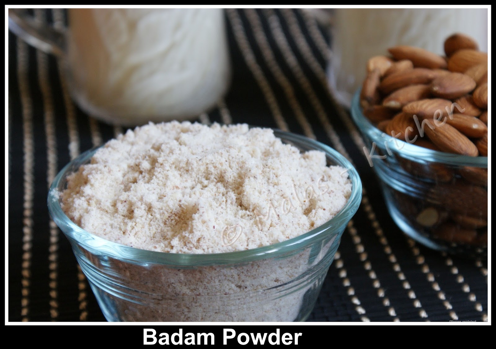 Hot and Cold Badam Milk - Malas-Kitchen