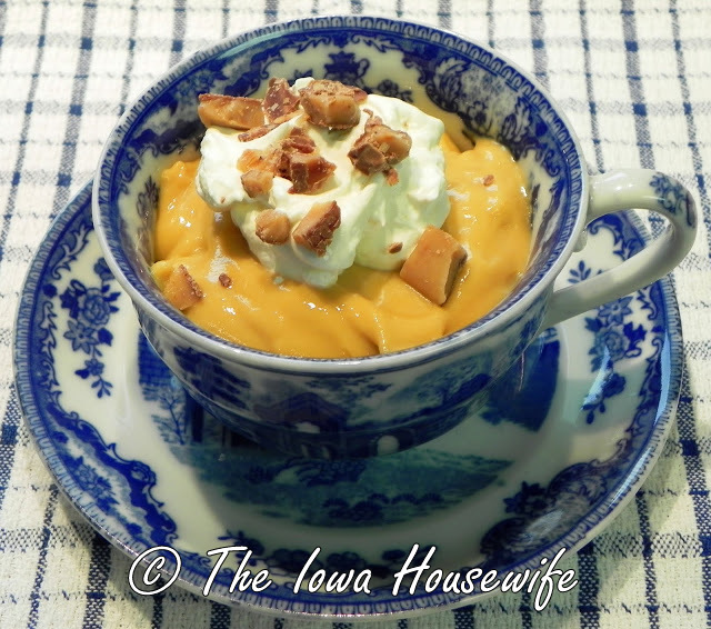 The Iowa Housewife: Butterscotch Cream