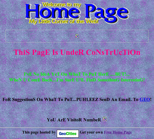 Remembering GeoCities Pt2: The Internet Suburbanized | Weird Fantastic ...