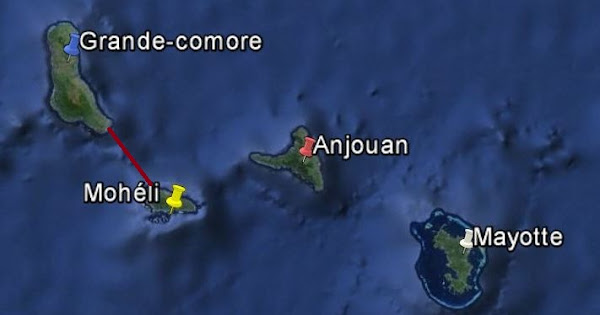 Une vedette avec quatre personnes à bord portée disparue entre Chindini ...