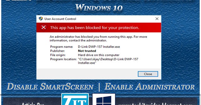 Fix Blocked Apps and Software Installation in Windows 10