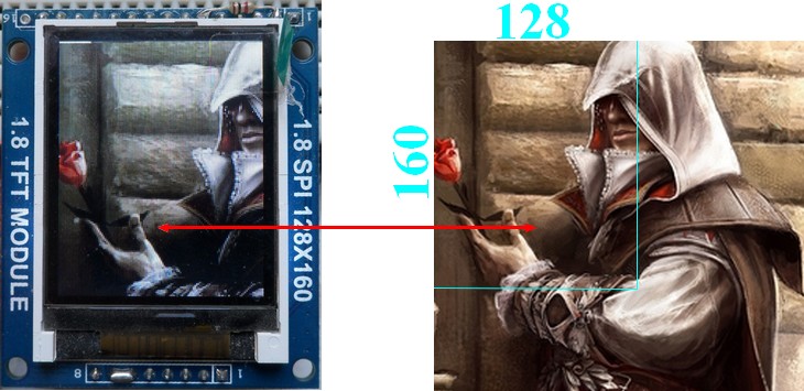 Display BMP images from SD card on ST7735 TFT