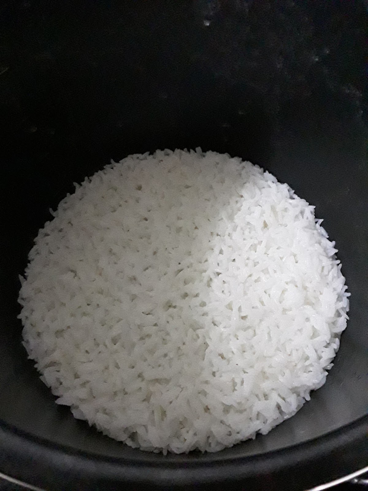 Masak nasi putih guna periuk noxxa