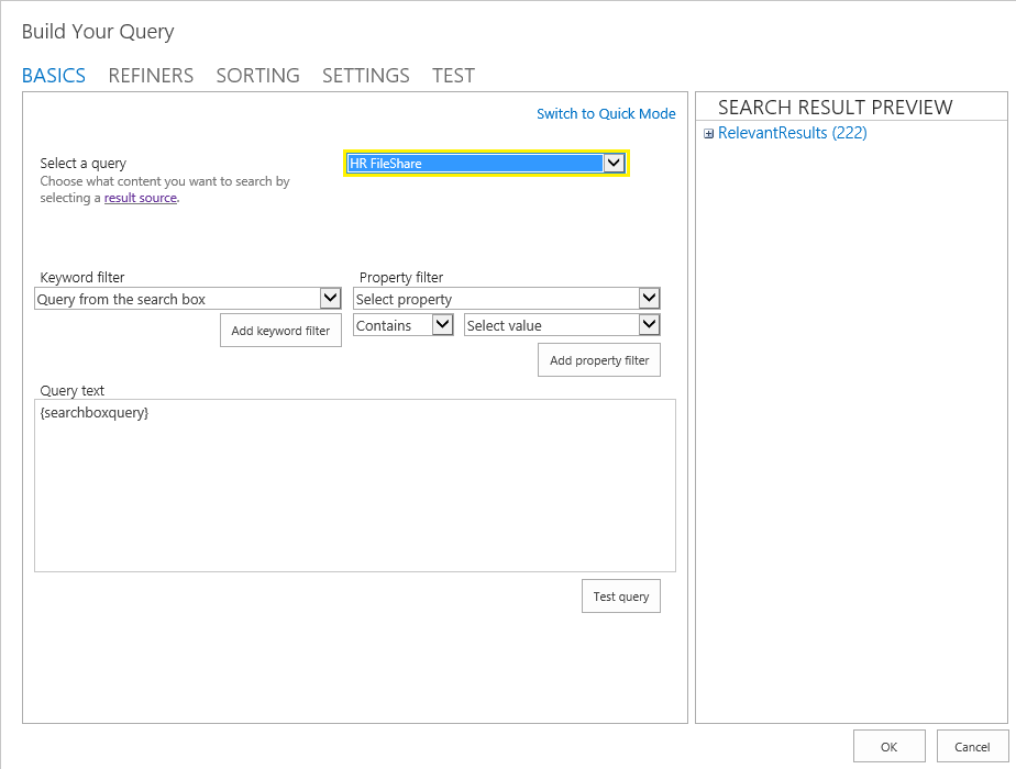 Limit Search Results To A Specific Content Source In Sharepoint 2016 Sharepoint Diary