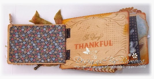 ~Designs by Ramona~: Basic Grey Persimmon Wood Veneer Mini Album