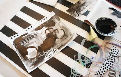 Artful Play: Black and White Mark Making