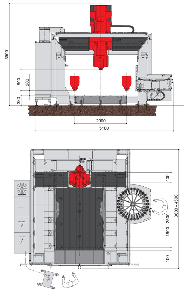 Breton Matrix 800 - CNC 5 assi per fresare acciaio, alluminio ...