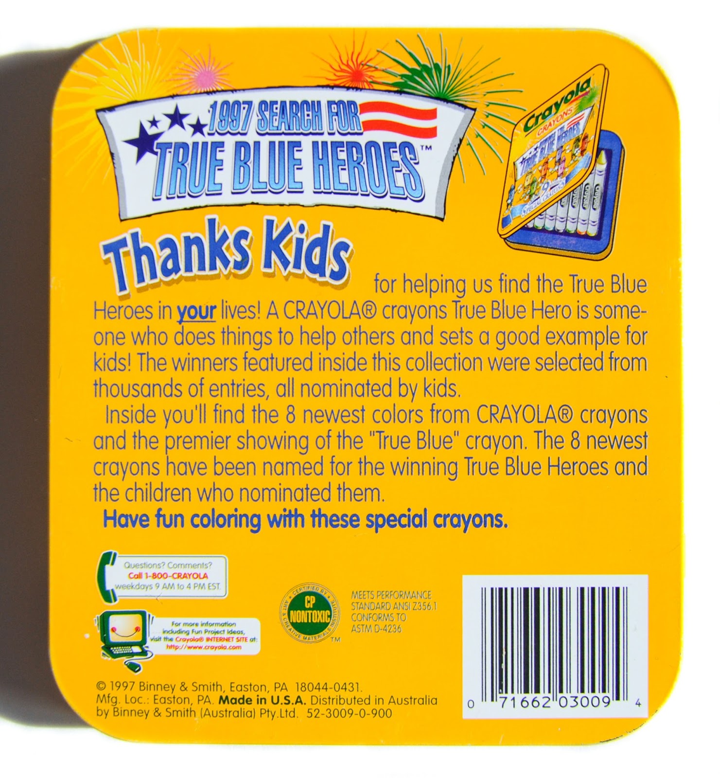 Crayola True Blue Heroes Crayons: What's Inside the Box | Jenny's ...