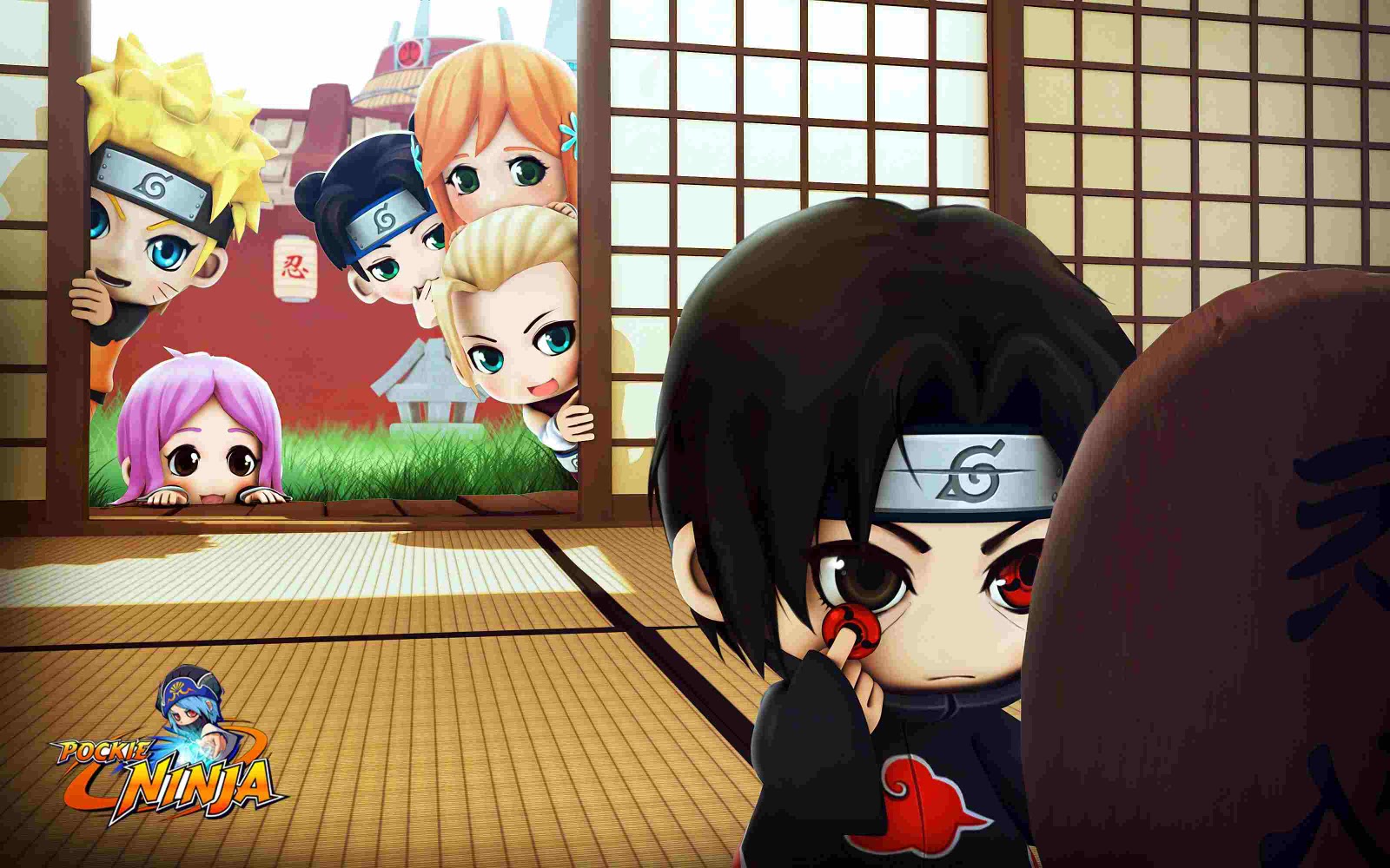 Pockie Ninja Wallpaper Art - NinjaKita Poster | Zeromin0