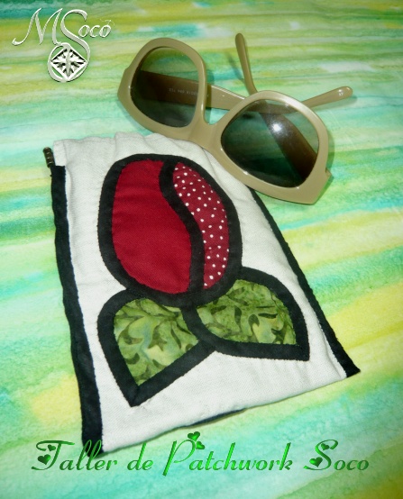 Patchwork Soco: Funda con vidriera