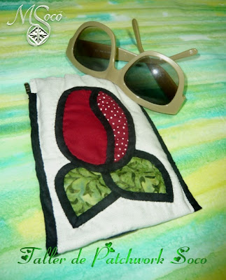 Patchwork Soco: Funda con vidriera