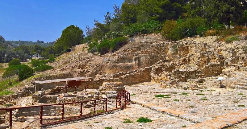Willem's fietsvakanties: Op bezoek in het paleis van Festos
