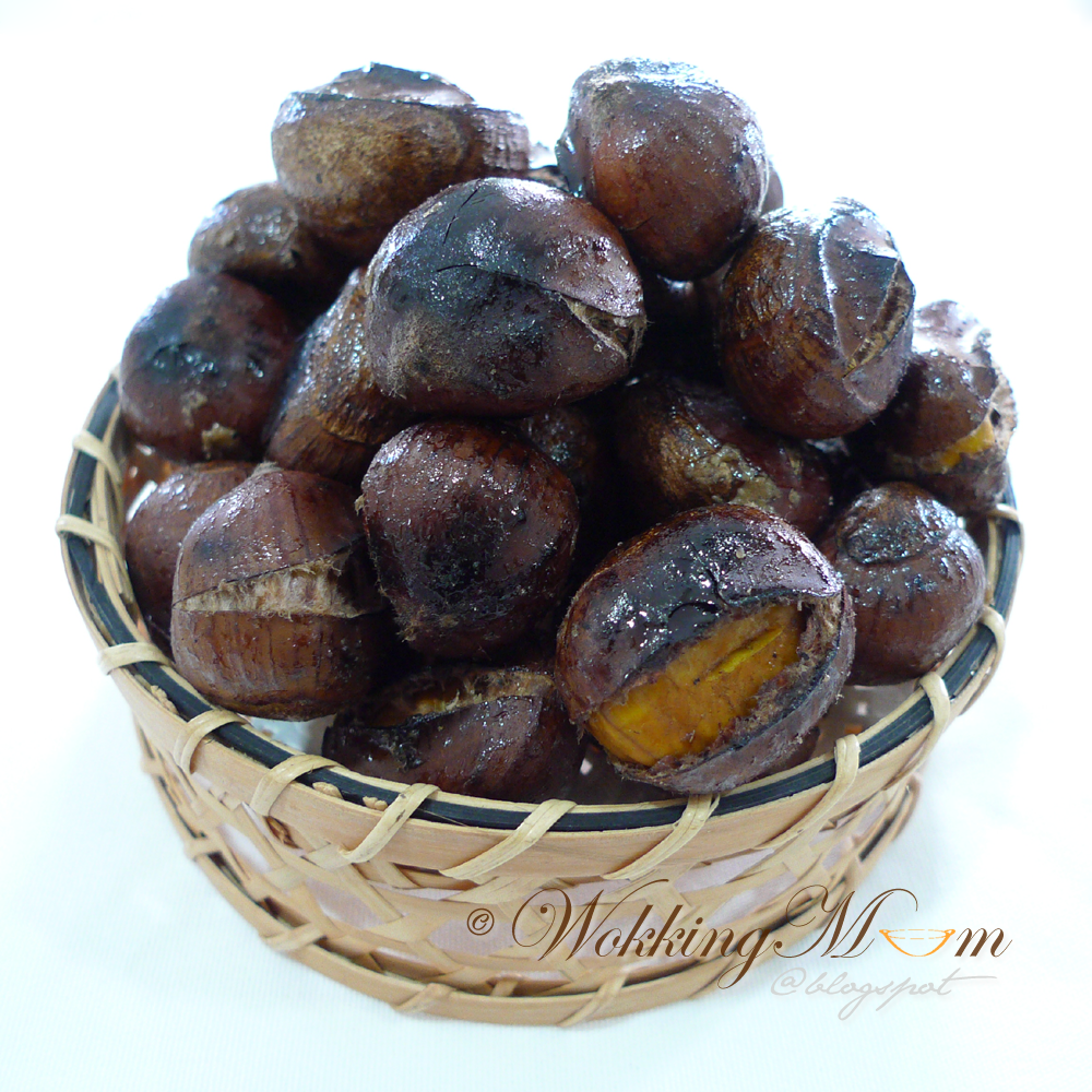 Let's get Wokking!: Sweet Pan Roasted Chestnut 炒糖栗子 | Singapore Food ...