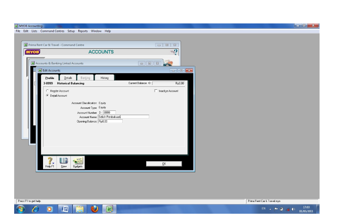 Linked Akun pada MYOB Accounting Plus V18 - Our Akuntansi